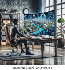Software Developments By Young Indian Man AI-generated image 2415292045 ...