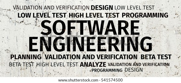 Software Engineering Word Cloud Stock Photo 541574500 | Shutterstock