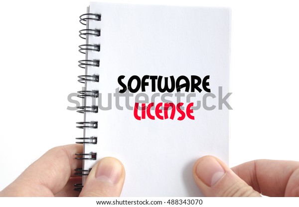 Software License Text Concept Isolated Over Stock Photo (Edit Now ...