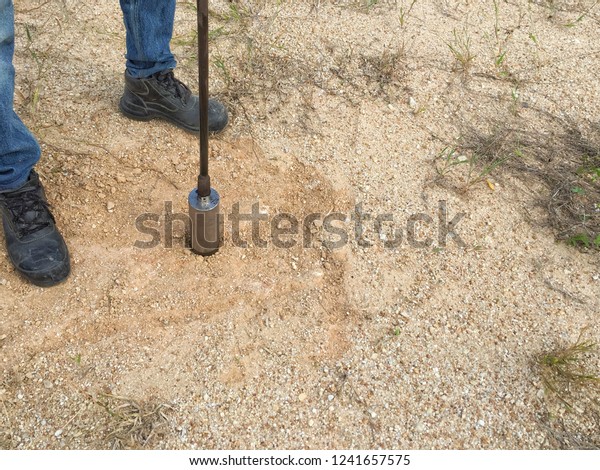 Soil Boring Soil Sampling By Core Stock Photo 1241657575 | Shutterstock