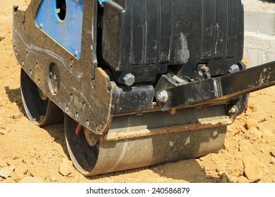 Construction Site Small Front End Loader Stock Photo (Edit Now) 1914806