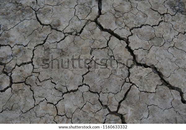 Soil Fracture Pattern Drought Condition Summer Stock Photo 1160633332 ...