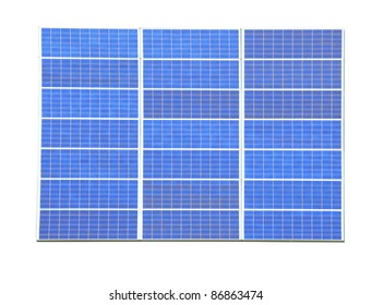 Solar Panel White Background Stock Photo 86863474 | Shutterstock