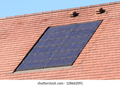 Solar Photovoltaic Panel Array On Roof Stock Photo 128662091 | Shutterstock