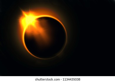 Solar System Solar Eclipse Stock Photo 1134435038 | Shutterstock