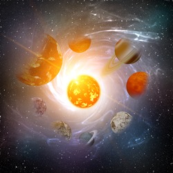 High quality solar system planets. Elements of this image furnished by ...
