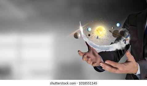 Solar System Hands Stock Photo 1018551145 | Shutterstock