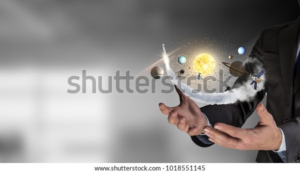 Solar System Hands Stock Photo 1018551145 | Shutterstock