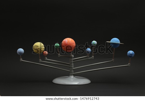 Solar System Model Black Background Stock Photo 1476912743 | Shutterstock