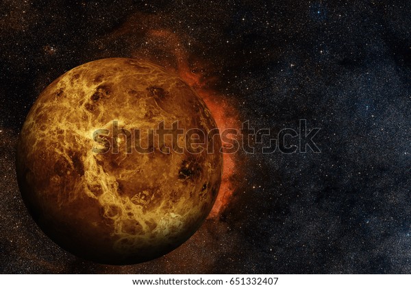Solar System Venus Second Planet Sun Stock Photo 651332407 | Shutterstock