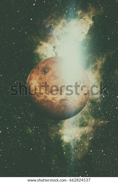Solar System Venus Second Planet Sun Stock Photo 662824537 | Shutterstock