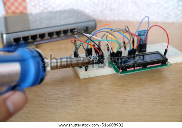 Soldering Iron Cycle Microcontrollers Stock Photo 516608902 | Shutterstock