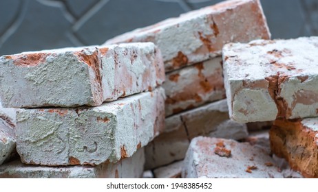 Solid Clay Brick Used Construction Old Stock Photo 1948385452 ...