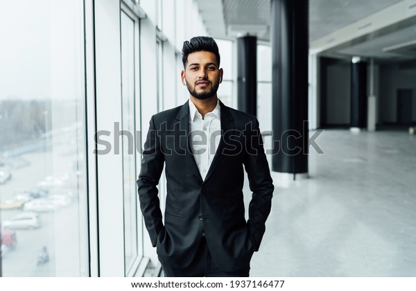Solid Look Handsome Indian Man Black Stock Photo 1937146477 | Shutterstock