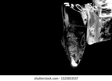 Solid Opaque Ice Block On Black Stock Photo 1525853537 | Shutterstock