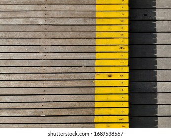 Solid Wooden Battens Wall Pattern Background Stock Photo 1689538567 ...