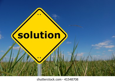 Solution Your Business Problems Concept Yellow Stock Photo 41548708 ...