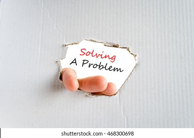 Solving Problem Text Concept Isolated Over Stock Photo 468300698 ...