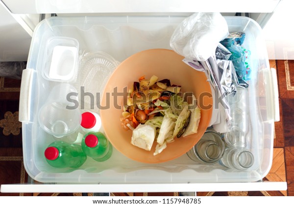 Sorting Garbage Types Waste Management Concept Stock Photo 1157948785 ...