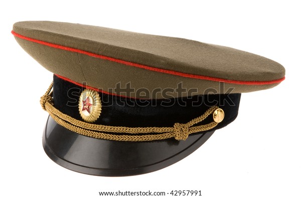 Soviet Army Cap Isolated On White Stock Photo 42957991 | Shutterstock