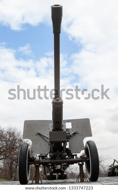 Soviet Howitzer Second World War Period Stock Photo 1333747223 ...