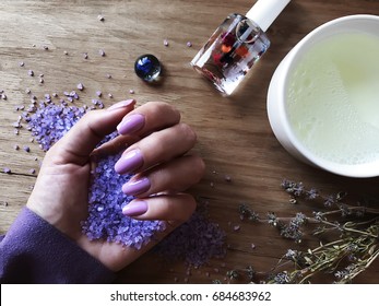 Spa Procedures Hands Nails Using Oils Stock Photo 684683962 | Shutterstock