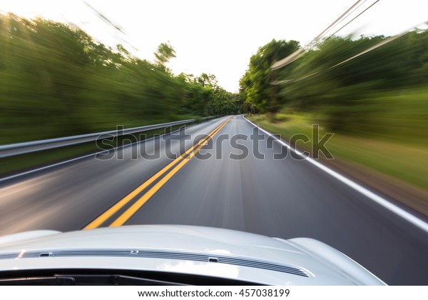 Speeding Down Highway Stock Photo 457038199 | Shutterstock