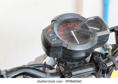Speedometer Motorcycle Stock Photo (Edit Now) 399868360