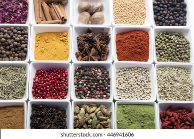 Spices Selection Close Stock Photo 446941606 | Shutterstock