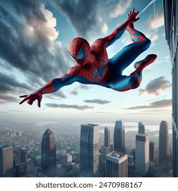 Spiderman Building Imagen generada por IA 2470987037 | Shutterstock