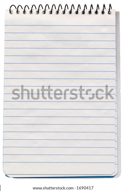 Spiral Bound Note Pad Stock Photo (Edit Now) 1690417