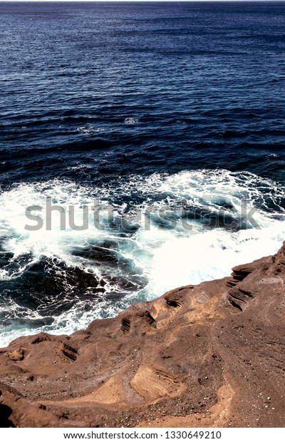 Spitting Cave Wave Stock Photo 1330649210 | Shutterstock