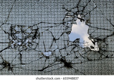 Splinted Window Stock Photo 655948837 | Shutterstock