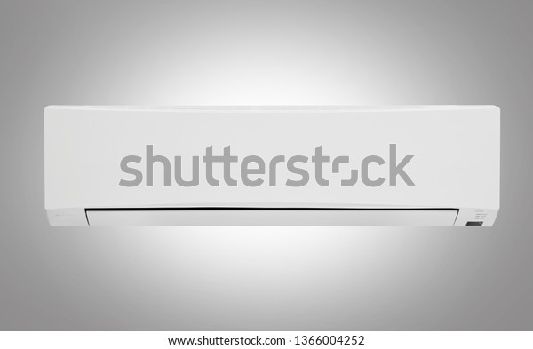 Split Ac Front View Gray Background Stock Photo 1366004252 | Shutterstock