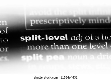 Split Level Word Dictionary Split Level Stock Photo 1158464431 ...