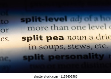 Split Pea Word Dictionary Split Pea Stock Photo 1155405583 | Shutterstock