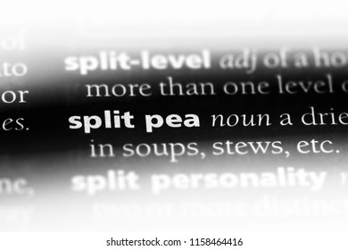 Split Pea Word Dictionary Split Pea Stock Photo 1158464416 | Shutterstock