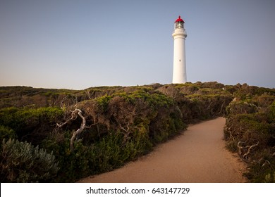 Split Point Lighthouse Dusk On Warm Stock Photo 643147729 | Shutterstock