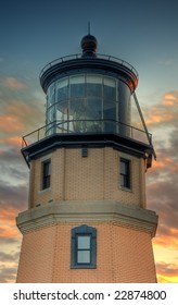 Split Rock Lighthouse Sunset Two Harbors Stock Photo 22874800 ...
