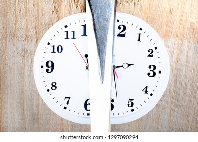 Split Time Concept Discord Plan Life Stock Photo 1297090294 | Shutterstock