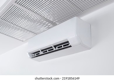 Split Type Air Conditioner Wall Hanging Stock Photo 2191856149 ...