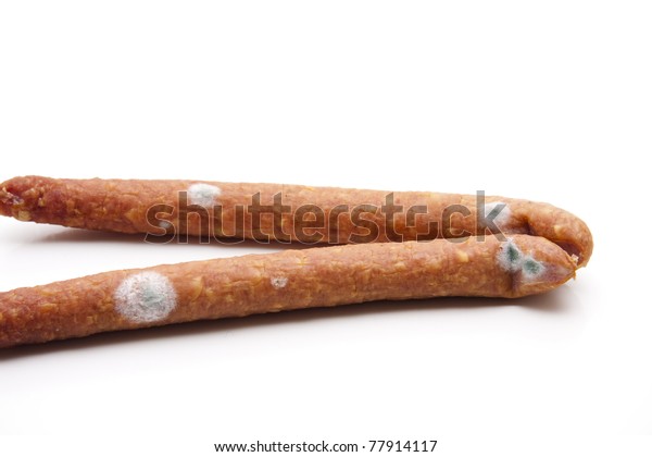 Spoiled Sausage Stock Photo (Edit Now) 77914117