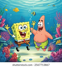 Spongebob Squarepants Patrick AI-generated image 2567713723 | Shutterstock