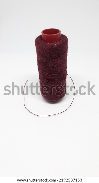 Spool Red Thread Isolated On White Stock Photo 2192587153 | Shutterstock