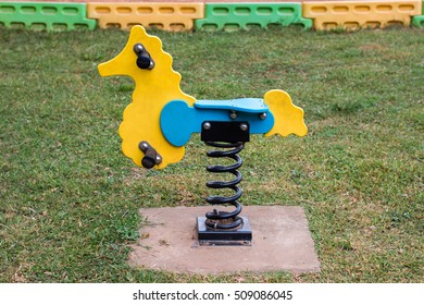 Rocking Horse Play Ground Stock Photo 1563794530 | Shutterstock