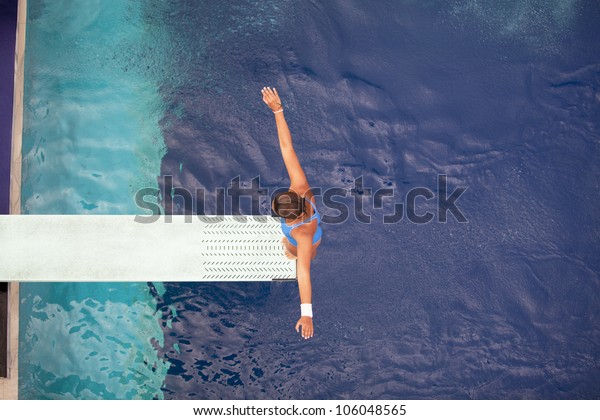 Springboard Diver Stock Photo (Edit Now) 106048565