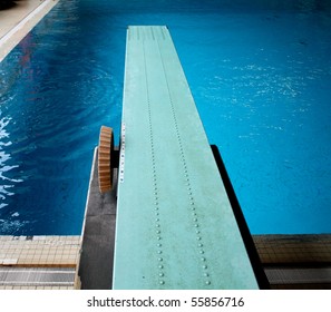 Springboard Over Pool Stock Photo 55856716 | Shutterstock