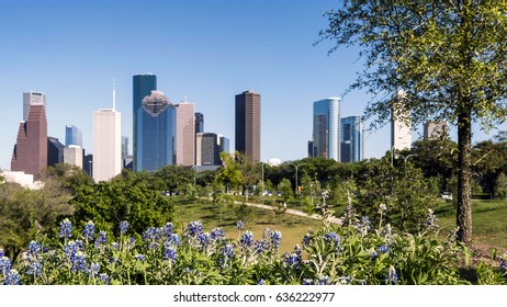 446 Houston Skyline Blue Sky Day Images, Stock Photos & Vectors ...