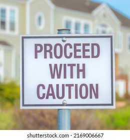 524 Proceed caution sign Images, Stock Photos & Vectors | Shutterstock