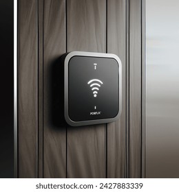 Square Rfid Reader Elevator Access Security AI-generated image ...